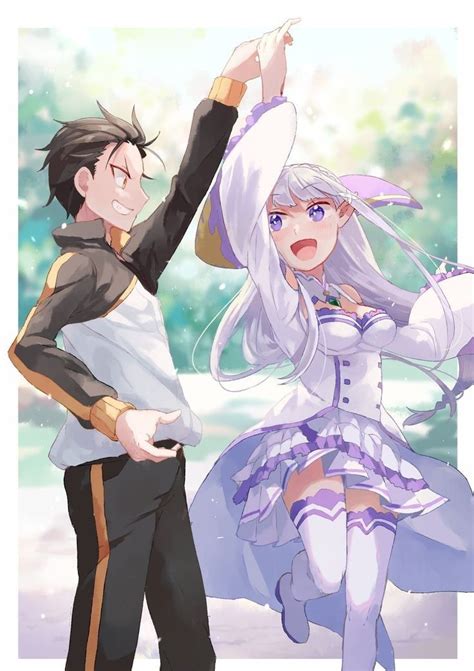Re Zero Starting Life From Another World From Zero Emilia Dancing Lessons Fan Art