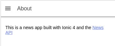 Как создать приложение новостей с помощью Ionic 4 Angular