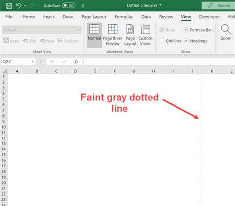 Why Are There Dotted Lines On Excel Sheet Calendar Printable Templates