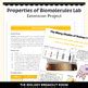 Exploring Biomolecule Properties Lab Extension Project TPT