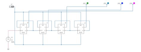 4 Bit Binary Counter Nm Multisim Live
