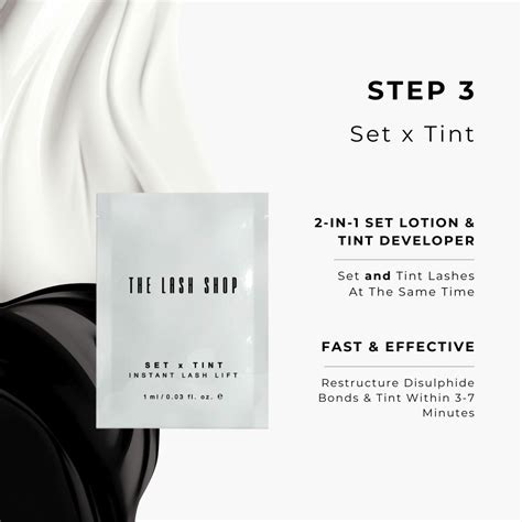 Set X Tint Lotion Instant Lash Lift And Tint System The Lash Shop