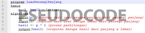 penulisan algortima dengan pseudocode 4 engineering