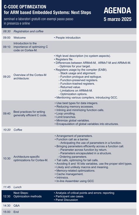 C Code Optimization For Arm Based Embedded System Next Steps Pepite