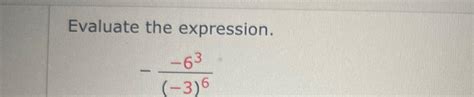 Solved Evaluate The Expression Chegg Com