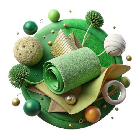 Wonderful Modern Green Technology Innovation Concept Isolated Element
