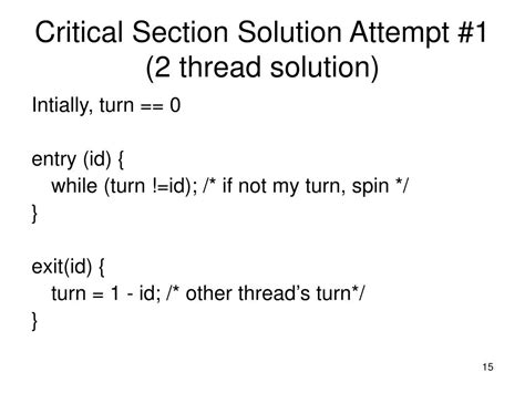 ppt critical section problem powerpoint presentation free download