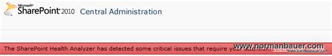 Sharepoint Health Analyzer The Server Farm Account Should Not Be Used