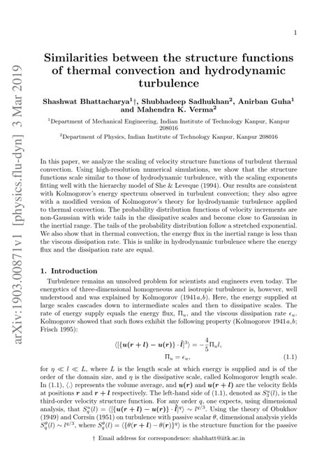 pdf similarities between the structure functions of thermal