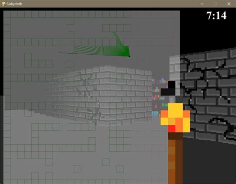 Labyrinth 25d Pygame Maze Crawler