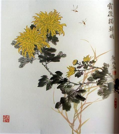 Товары для художников Учебник гохуа Четверо благородных зимняя слива дикая орхидея бамбук