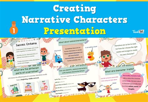 Creating Narrative Characters Presentation Teacher Resources And Classroom Games Teach This