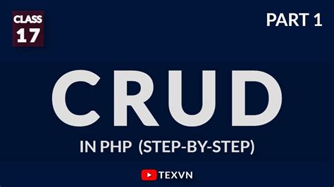Learn Php Crud Tutorial Part 1 Php Tutorial Class 17 In اردوहिन्दी