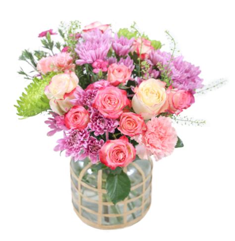 Mothers Day Sweet Treat Fresh Flower Arrangement In Vase 1 Ct Frys