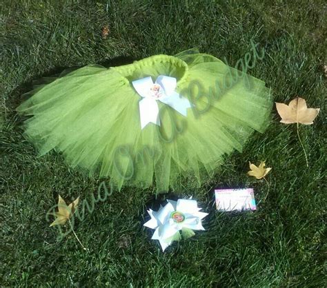 Tinkerbell Inspired Tutu And Bow Flower Girl Dresses Flower Girl Bows