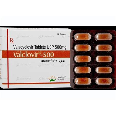 500mg Valclovir Valacyclovir Tablet At ₹ 155 Strip Nagpur Id 2856296343462