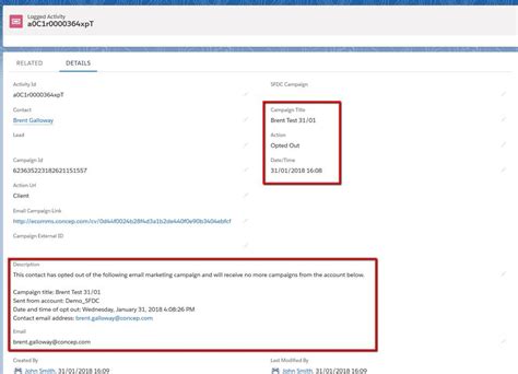 Contact Opt Out Workflow For Salesforce Concep