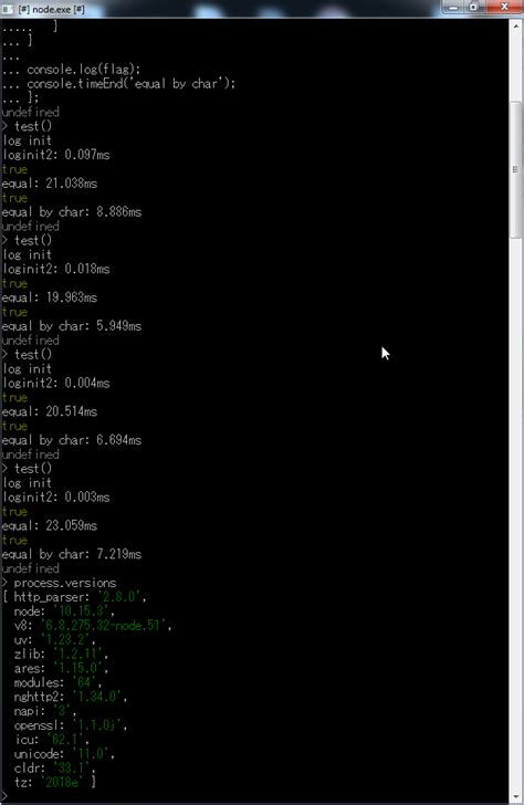 Javascript Why Is Slower Than Comparing Char By Char When