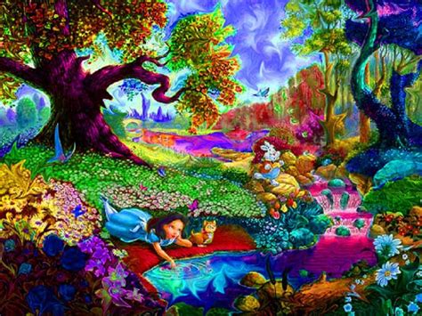 Alice In Wonderland Trippy Wallpapers Top Free Alice In Wonderland Trippy Backgrounds