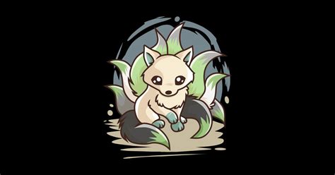 Agender Cute Kitsune Agender Sticker Teepublic