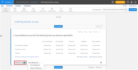 Survey Excel Template