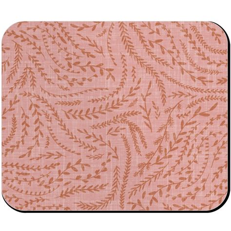 notion fine floral pink and rust mouse pad shutterfly