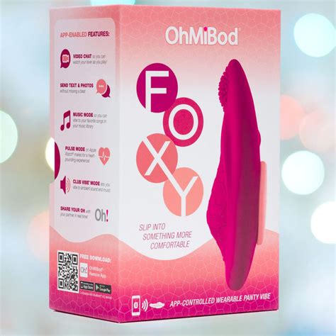 Ohmibod Foxy Bluetooth Panty Vibrator App Controlled