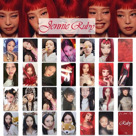 Kpop Idol Jennie Ruby Album Photocards Shopee Philippines