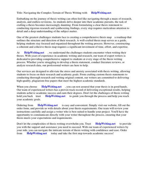 Thesis Maps Pdf Thesis Essays