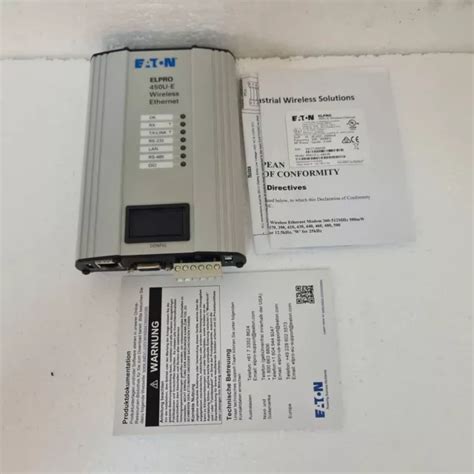 Modem Ethernet Wireless Eaton Elpro 450u E Modello 450u El 440 W Eur 1 888 86 Picclick It