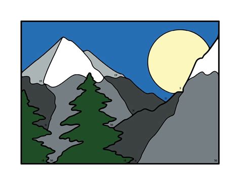 Simple Color By Number Jade Summer