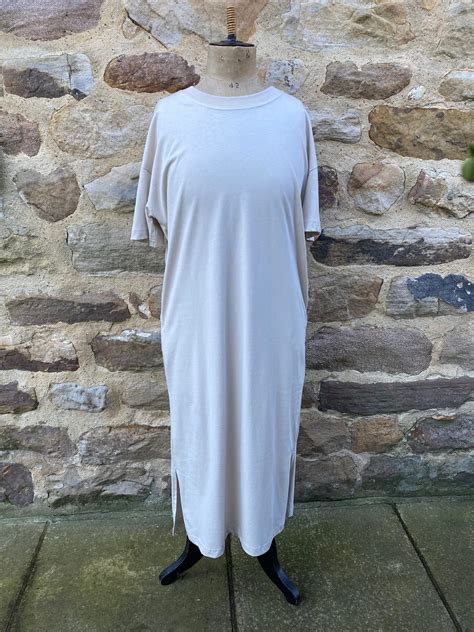 Handm Nude Maxi T Shirt Dress • Worn Worn