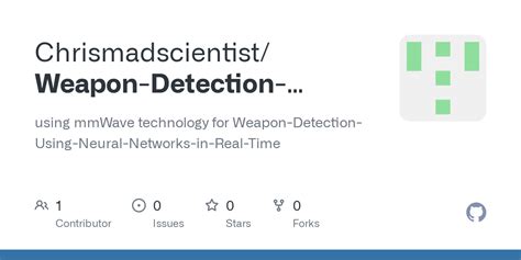 Github Chrismadscientist Weapon Detection Using Neural Networks In Real Time Mmwave Using