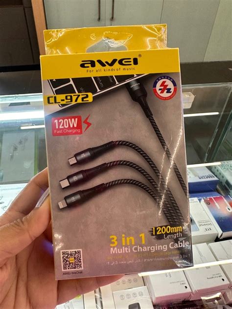 Awei In Cable W Fast Charging On Carousell