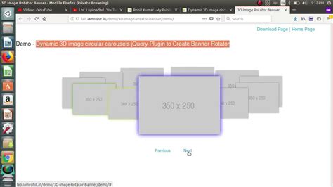 Dynamic 3d Image Circular Carousels Jquery Plugin To Create Banner
