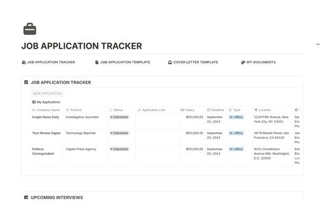 Job Application Tracker Template By Selfset Notion Marketplace