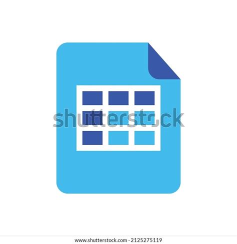 Excel Document Icon Vector Graphic Illustration Stock Vector Royalty
