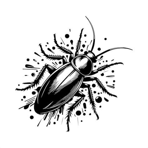 A Cockroach Vector Art Illustration Premium Ai Generated Vector