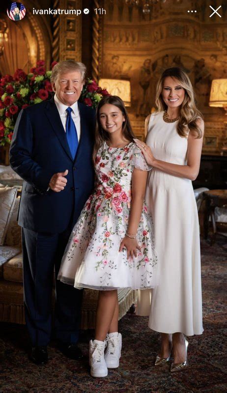 بالاترین ایوانکا ترامپ با انتشار تصاویری از ابراز عشق خانواده به