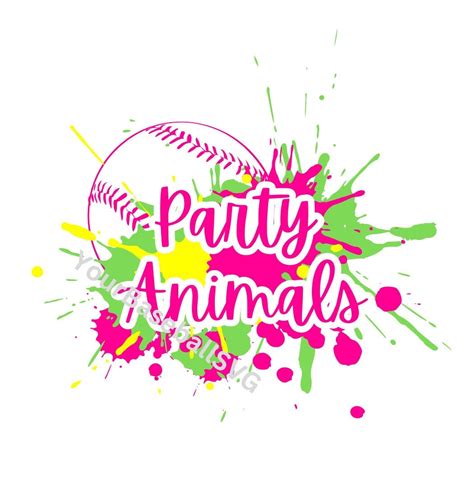 Party Animals Svg Png Dtf Feminine Digital Files For Party Animals