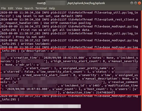 Solved Python Rest Api Json Response Malformed On One Ins Splunk Community