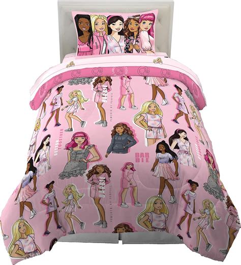 Franco Barbie Barbiecore Bedding Super Soft Comforter And