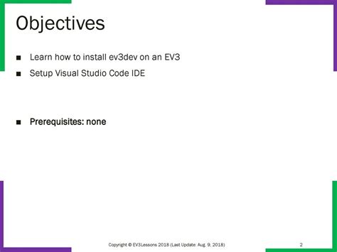 Introduction To Ev3dev Setup With Python Ppt Download