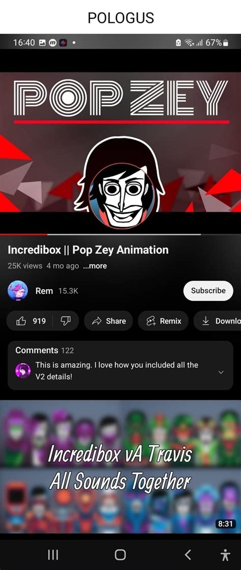 Pologus 1640 B All 67 Pop Zey Incredibox Ii Pop Zey Animation Views 4 Mo Ago More Rem 15