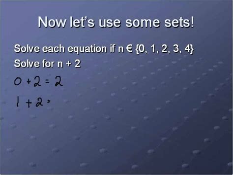 Algebra Replacement Sets Simplifying Math Youtube