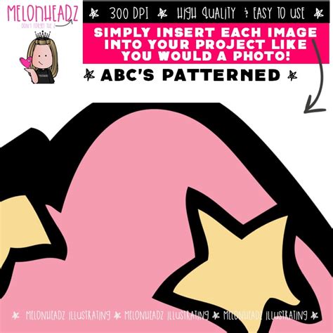 Abcs Patterned Clip Art Alphabet Clip Art Letters Clip Art Colored