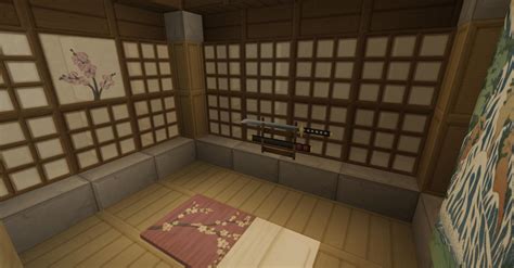 Japanese Room Design Minecraft