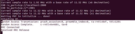 Srsue Is Stopping At RRC Release State Issue Srsran SrsRAN G GitHub
