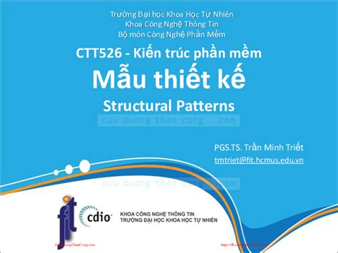 Pdf Kiến Trúc Phần Mềm Đh Khoa Học Tự Nhiên Hcm Pgsts Trần Minh