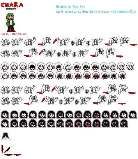Chara Sprite Sheet By Metr0nix727 On Deviantart
